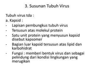 VIRUS.ppt Karakteristik/ ciri-ciri hidup Virs dan cara ...