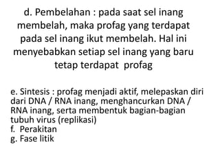 VIRUS.ppt Karakteristik/ ciri-ciri hidup Virs dan cara ...