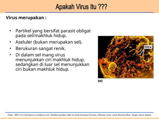 materi virus untuk kelas x kurikulum.ppt