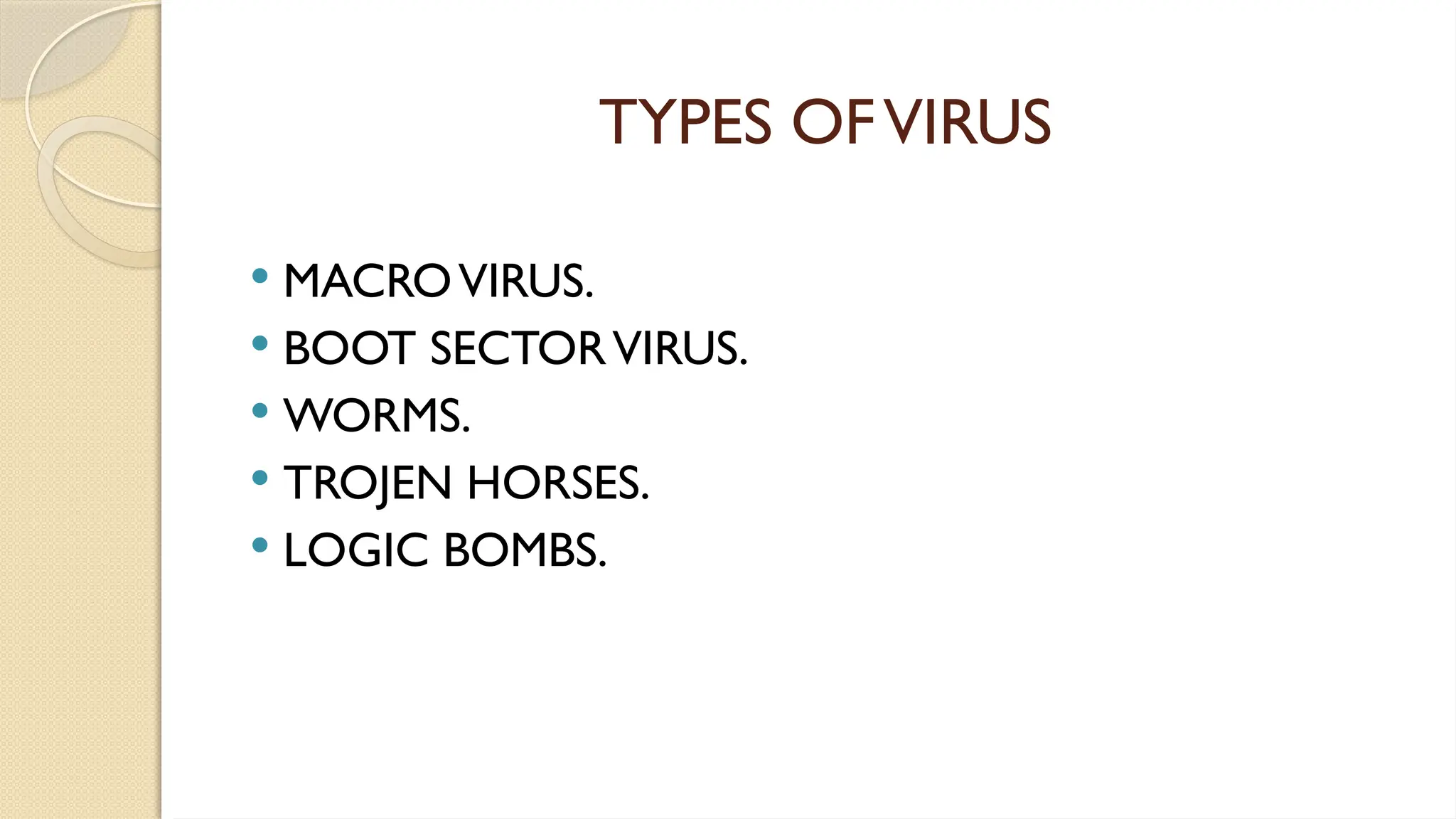 viruses and its types in the computer system | PPTX