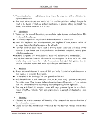 Virus - Classification , Replication of Virus , Viral Diseases ...