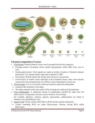 Virus - Classification , Replication of Virus , Viral Diseases , Viroids and Prions | PDF