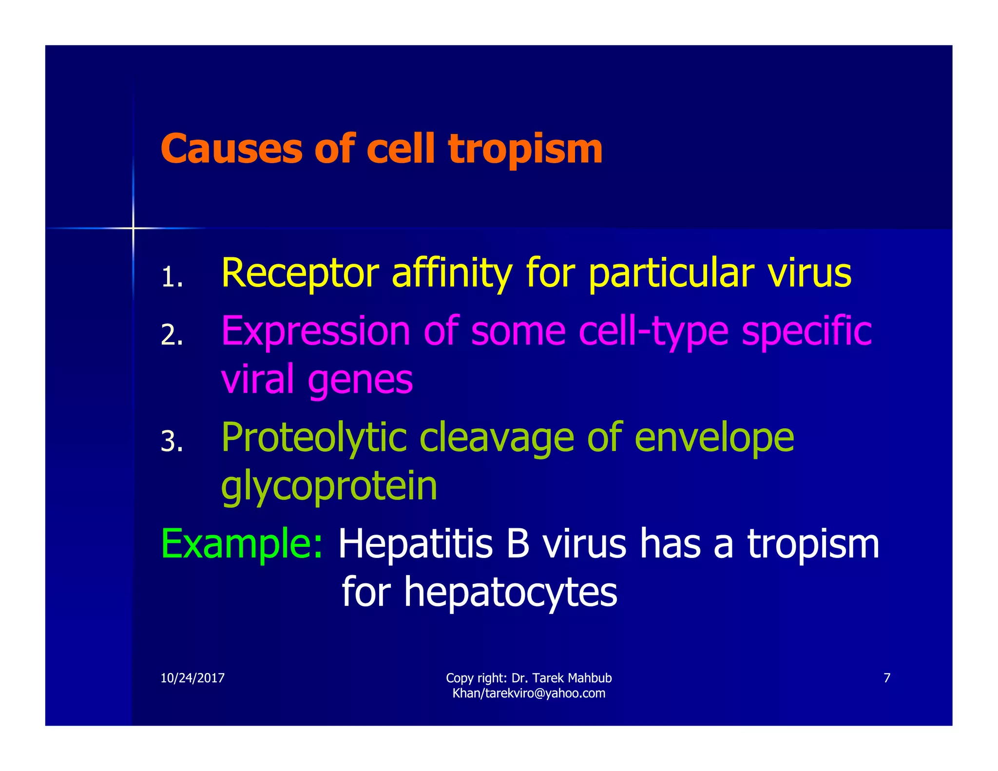 Virus-cell and virus-host interaction (virology 7) | PDF