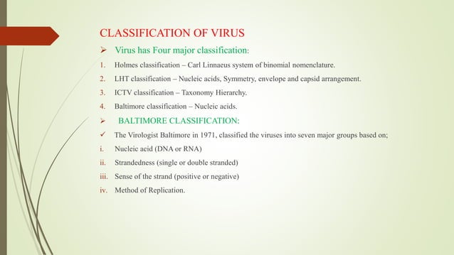 VIRUS- STRUCTURE AND CLASSIFICATION.pptx