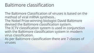 Virus - Structure,classification and Cultivation.pptx