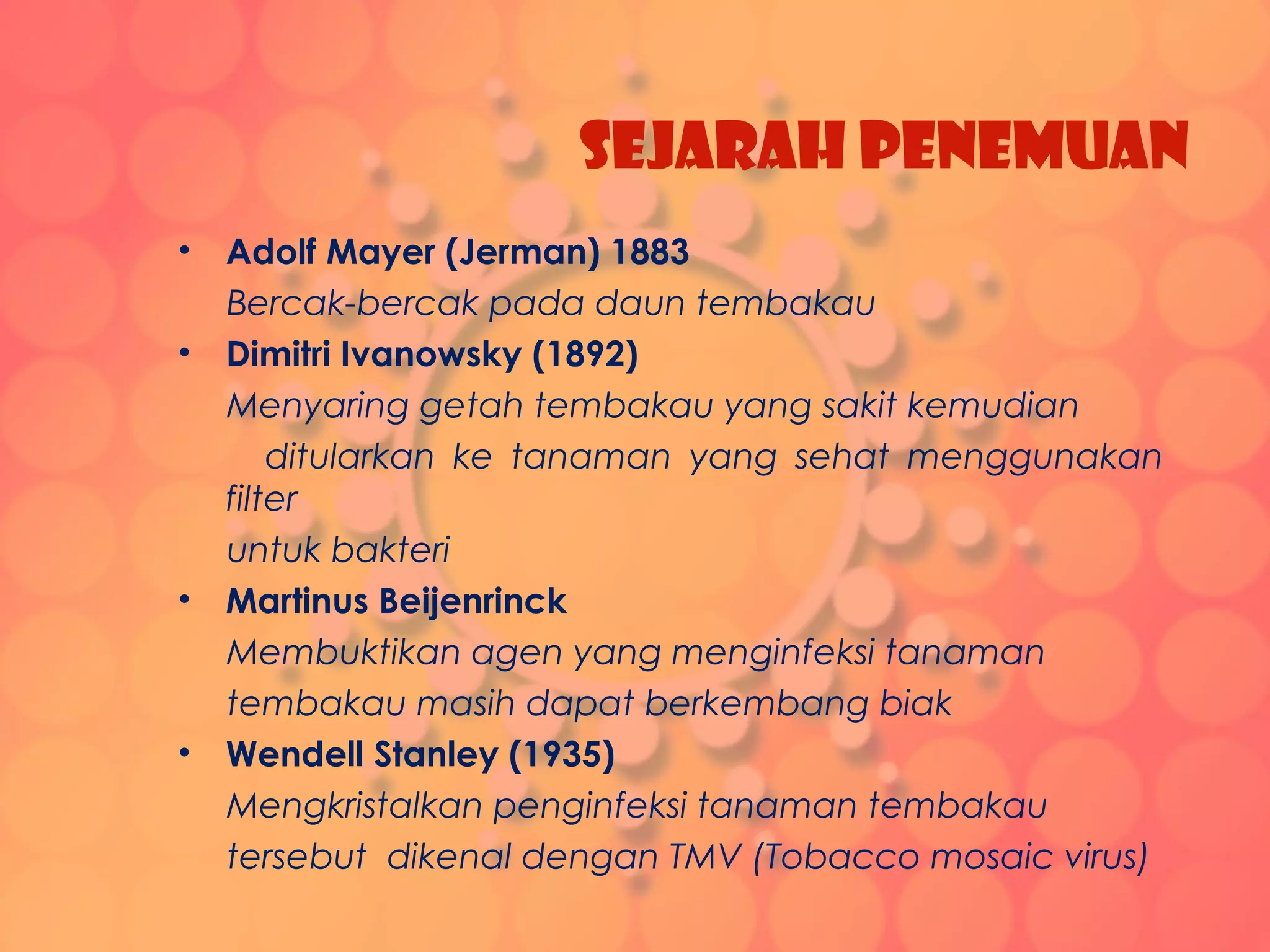 Virus (ciri, struktur dan klasifikasinya) | PPT