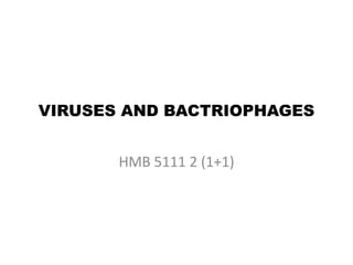 Virus and bacteriophage | PPTX