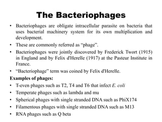 Virus and bacteriophage | PPTX