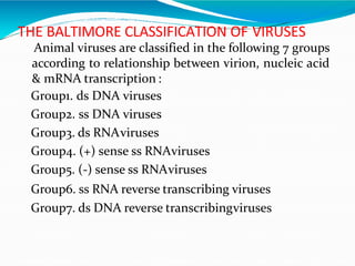 Virus and its classification | PPT