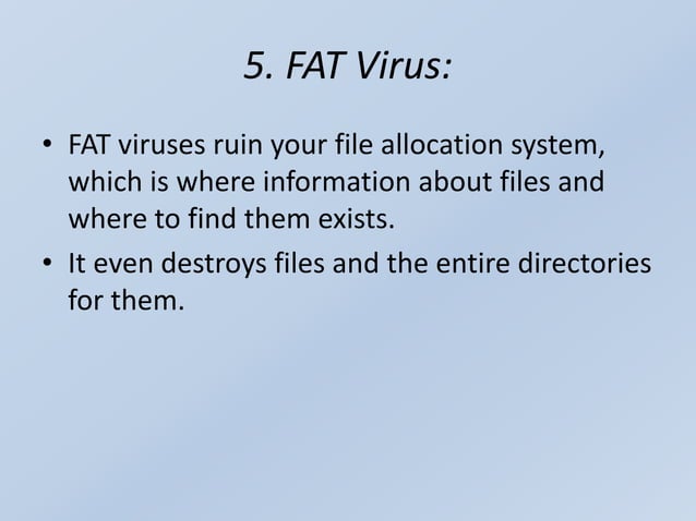 Virus and malware presentation | PPTX