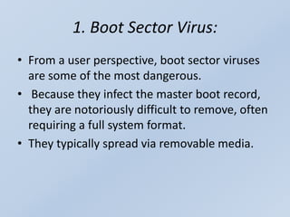 Virus and malware presentation | PPTX