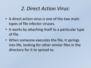 Virus and malware presentation | PPTX