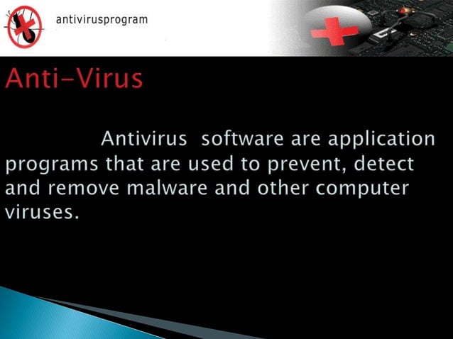 Virus and types of antivirus | PPTX | Operating Systems | Computer Software and Applications