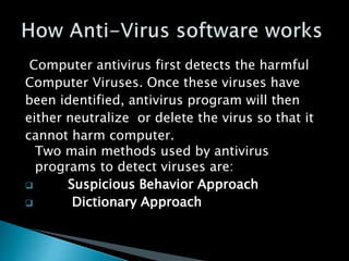 Virus and types of antivirus | PPTX | Operating Systems | Computer ...
