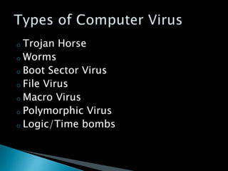 Virus and types of antivirus | PPTX | Operating Systems | Computer ...