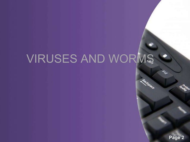 Virus and worms | PPTX | Antivirus Software | Computer Software and Applications