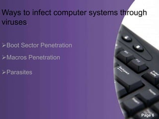 Virus and worms | PPTX