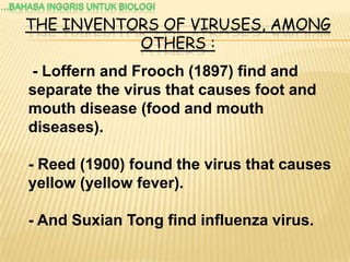 Virus ( bhsa inggris biologi ),, nor azizah | PPTX
