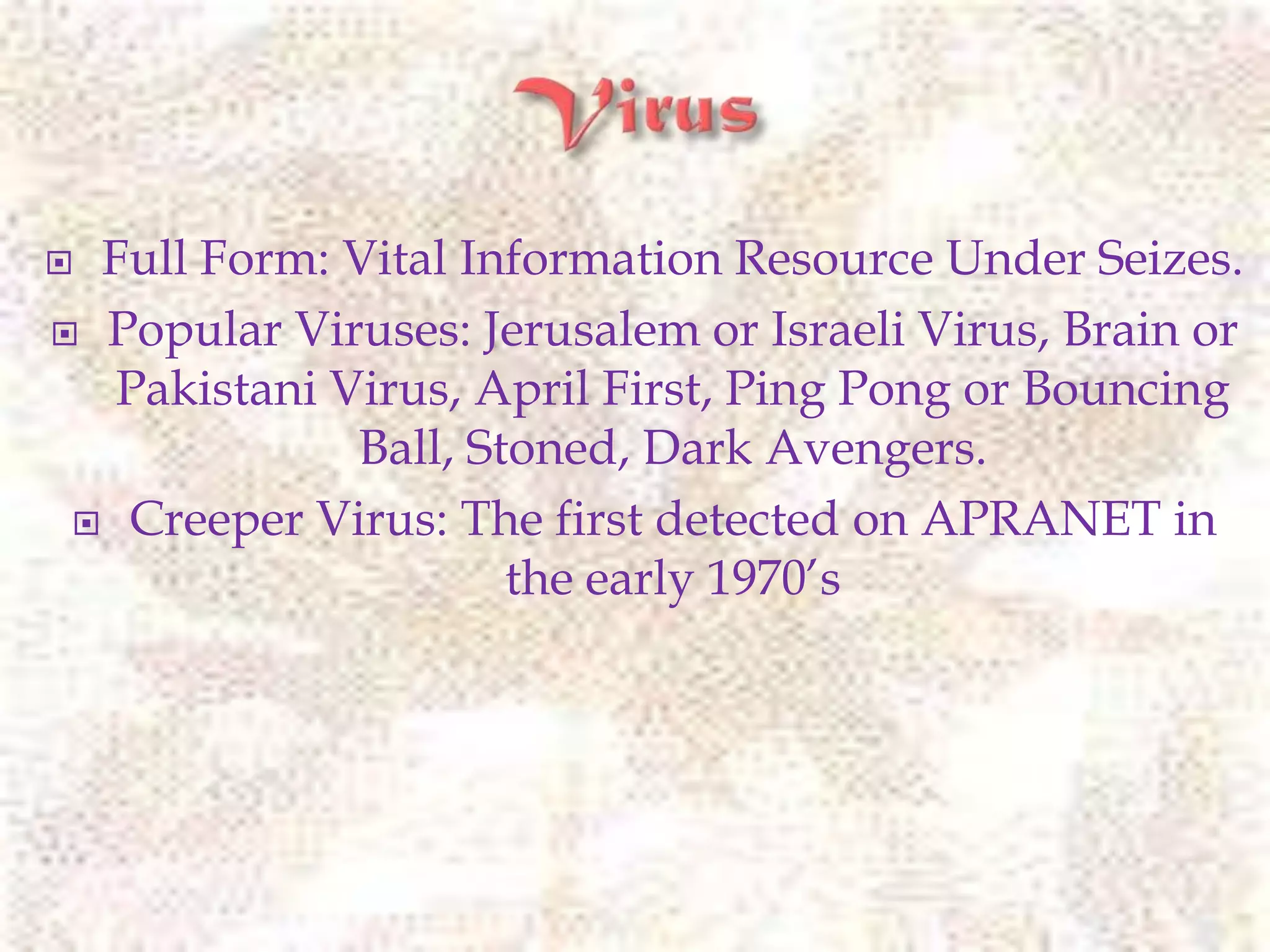 Virus class 7 | PPTX