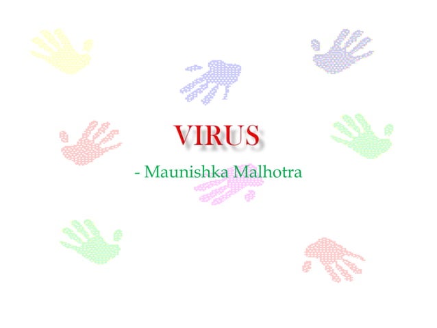 Virus class 7 | PPTX