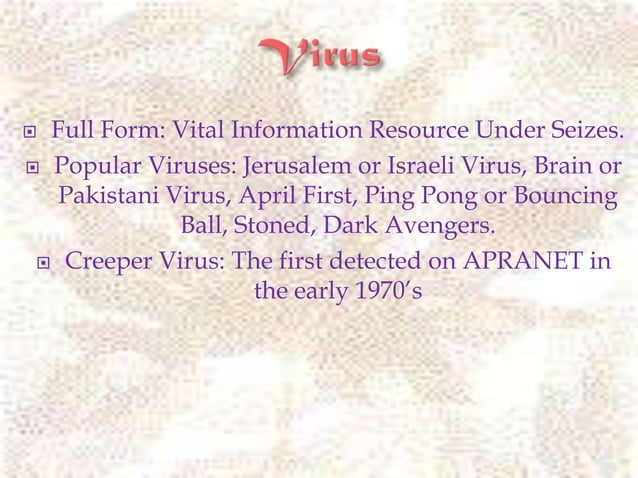 Virus class 7 | PPTX