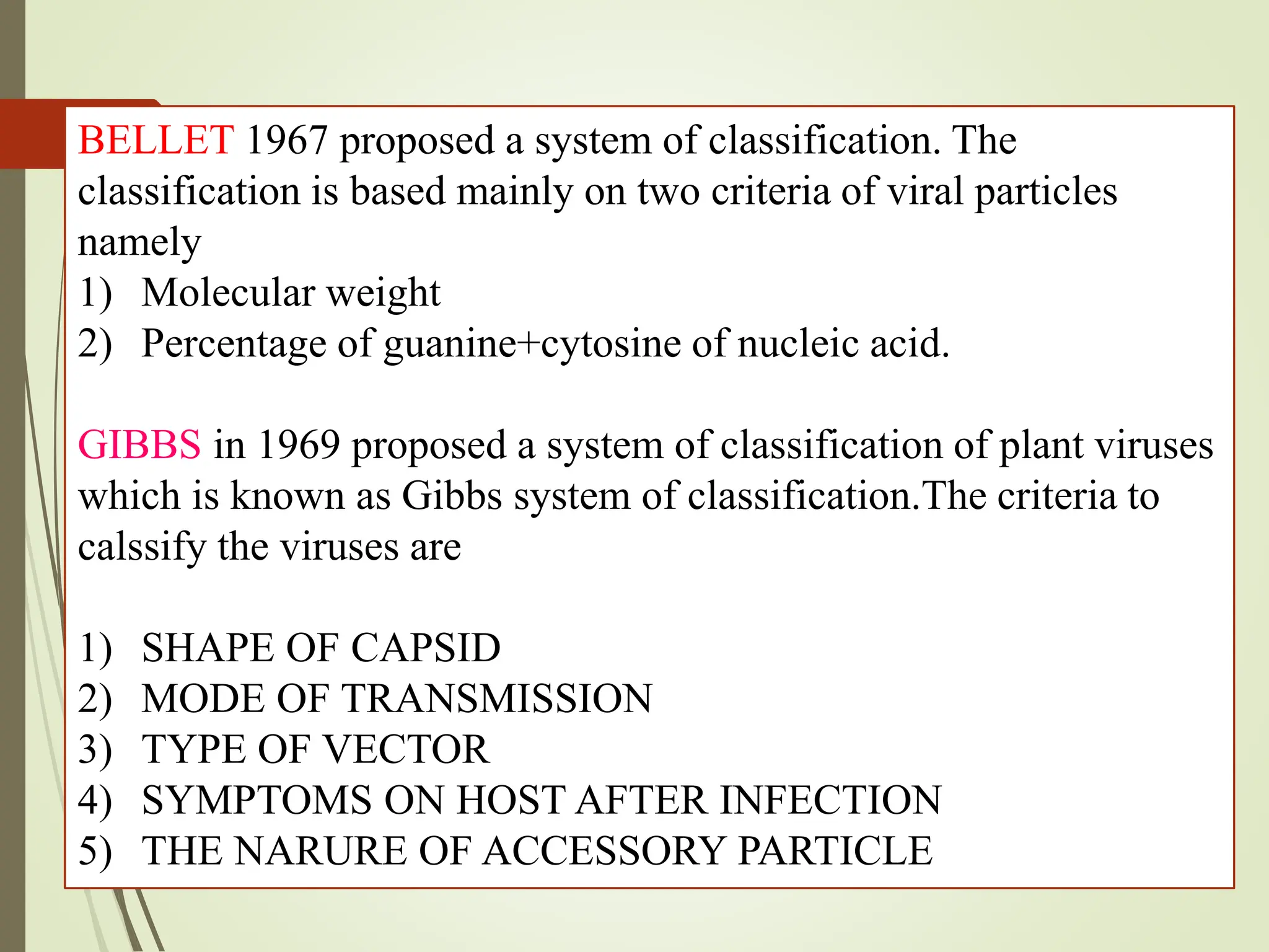 Virus_Classification of plant virus in virus | PPTX