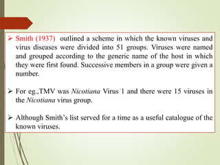 Virus_Classification of plant virus in virus | PPTX