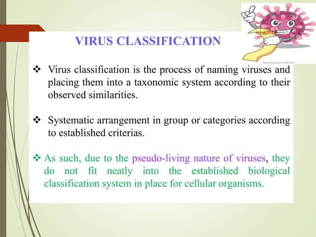 Virus_Classification of plant virus in virus | PPTX