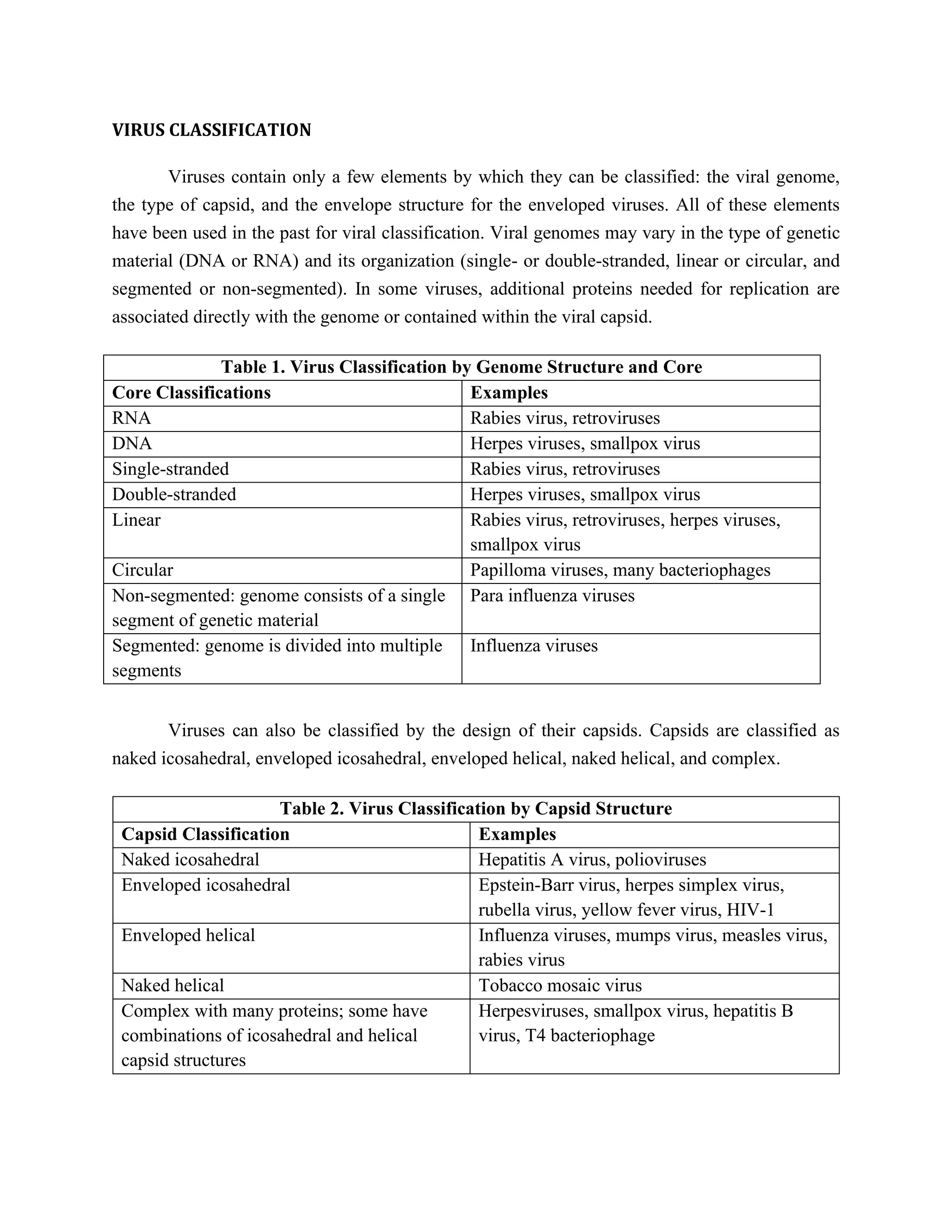 Virus classification converted | PDF | Genetics | Science