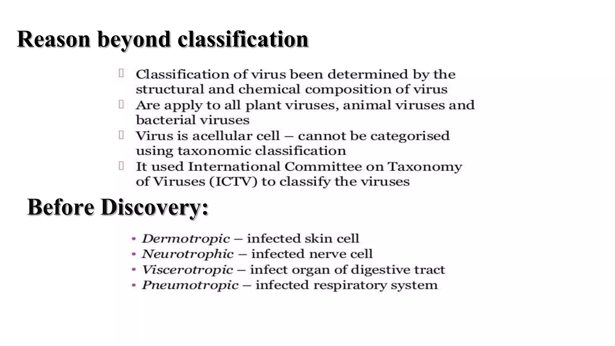 Virus classification by kainat ramzan | PPT