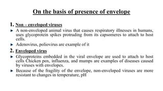 Virus classification by kainat ramzan | PPT