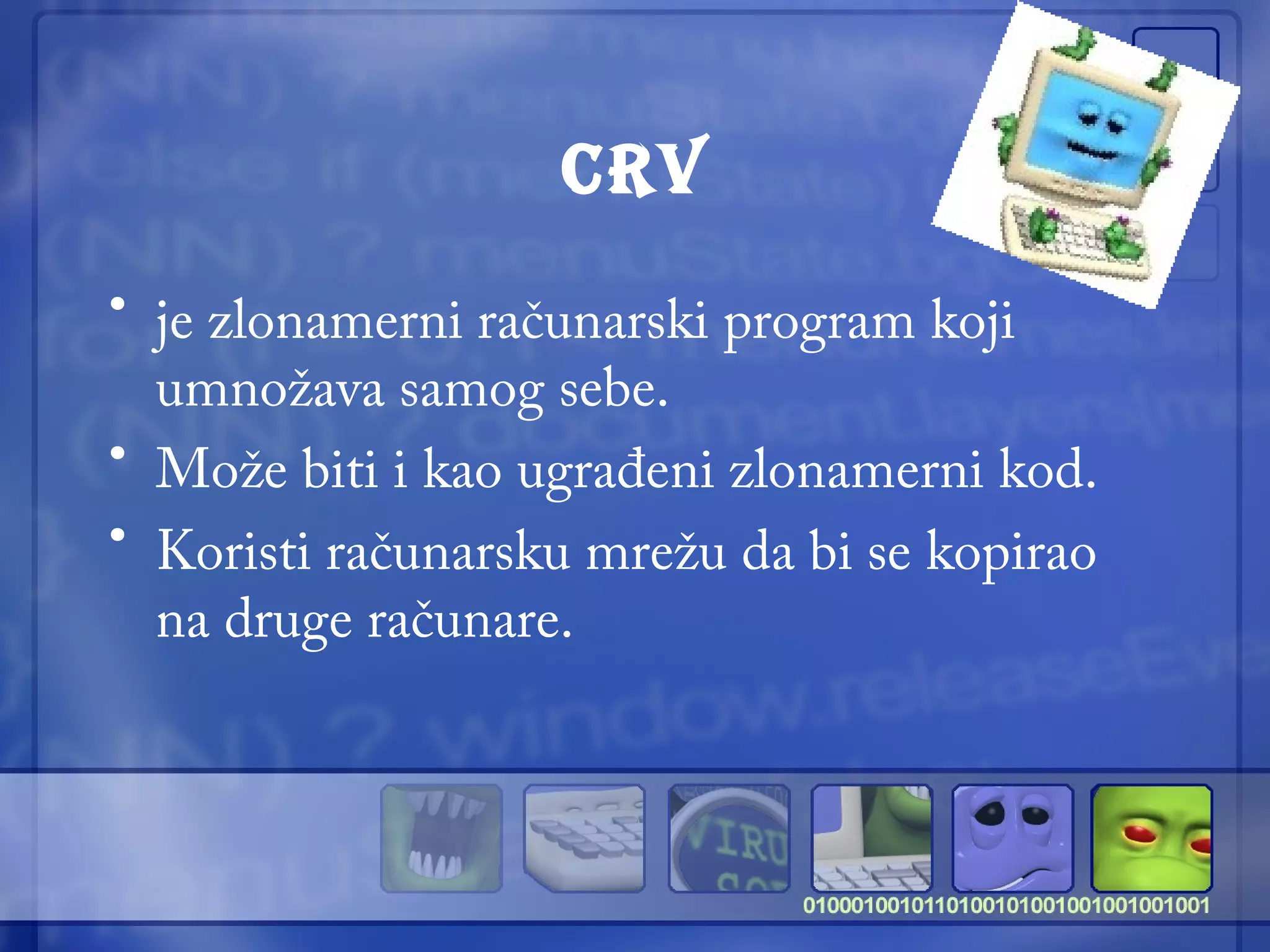 Virus,crv i trojanac | PPT