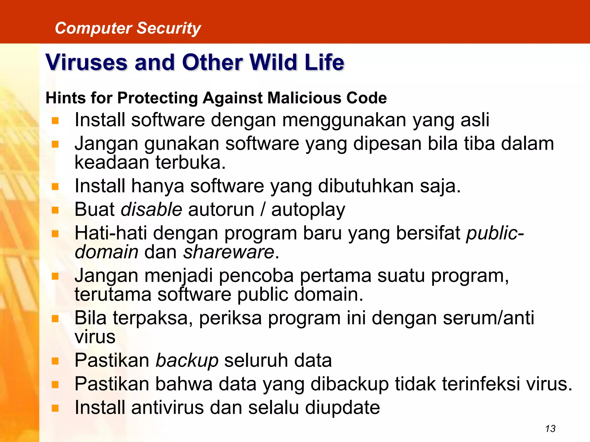 Virus Dan Other Wild Life Ppt