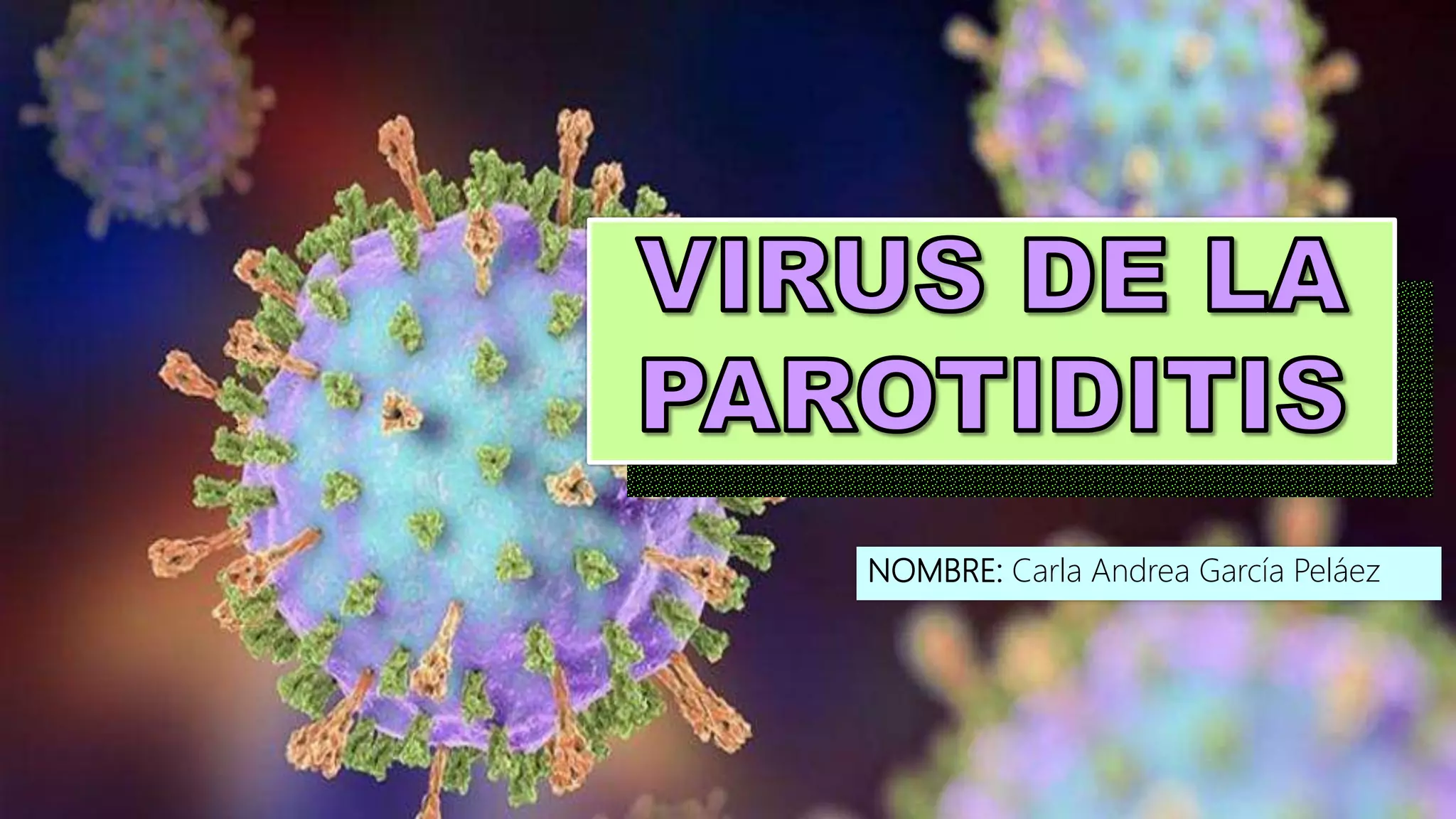 Virus de la parotiditis | PPTX