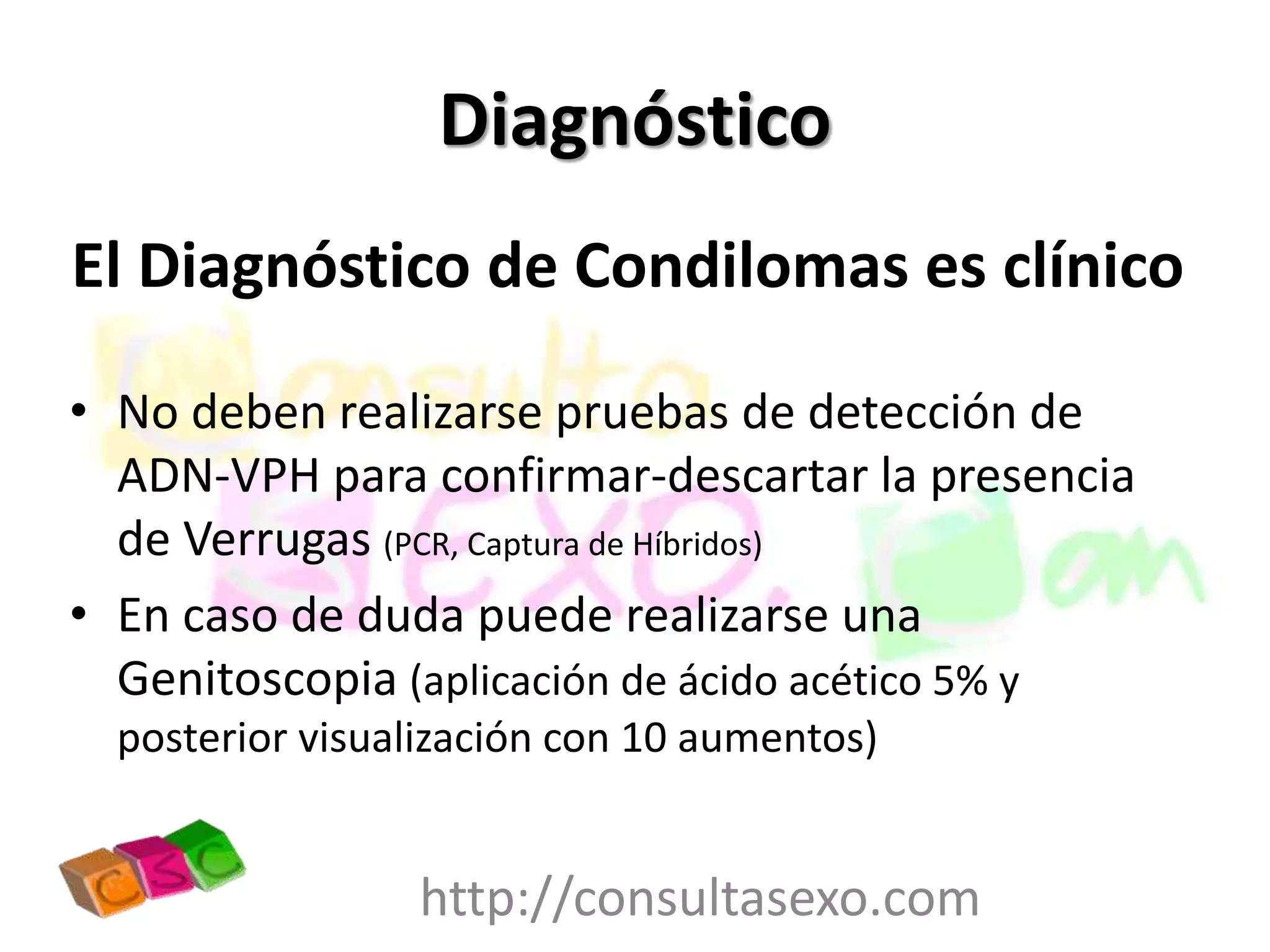 Virus del papiloma humano verrugas genitales o condilomas | PPT