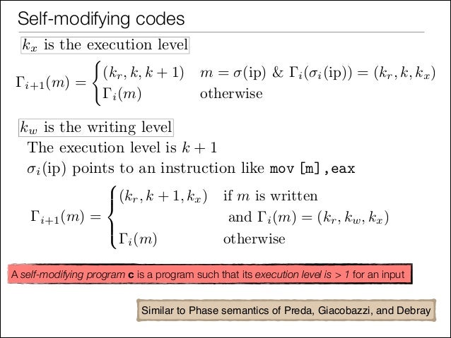 How to recover malare assembly codes