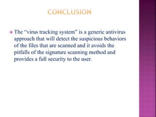 Virus detection system | PPT