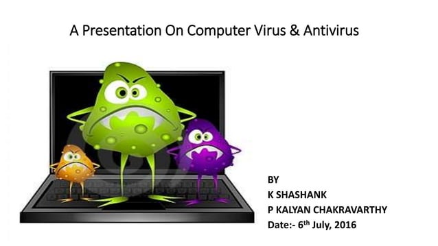 virus and antivirus | PPTX