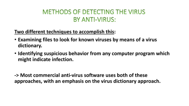 virus and antivirus | PPTX