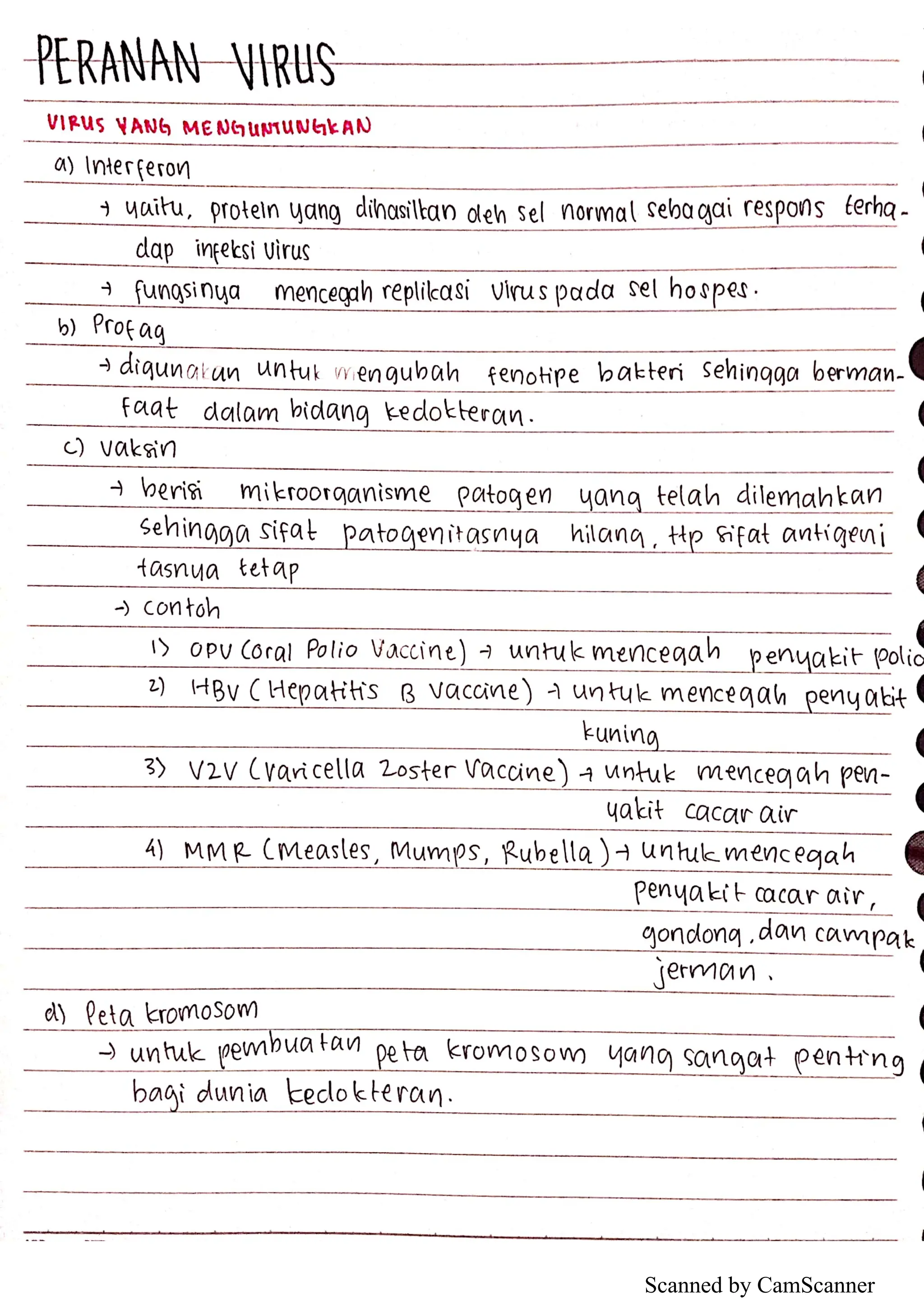 Rangkuman Materi Virus kelas X SMA Buku The King UTBK | PDF