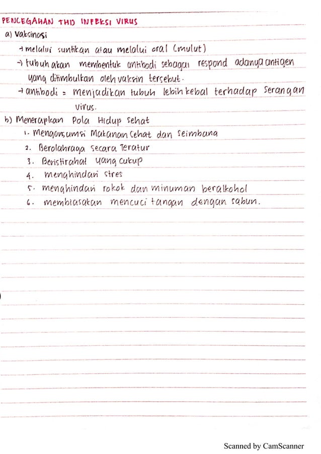 Rangkuman Materi Virus kelas X SMA Buku The King UTBK | PDF