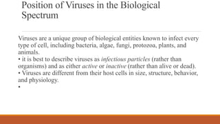 Introduction to Viruses | PPTX