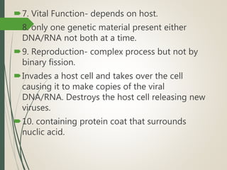 Viruses-definition, classification, replication, cultivation of viruses ...