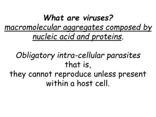 VIRUSES.ppt | Biological Sciences | Science
