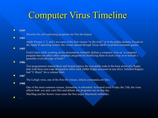 computer virus and about its details and types | PPT