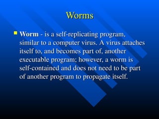 computer virus and about its details and types | PPT