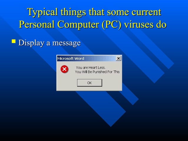 computer virus and about its details and types | PPT
