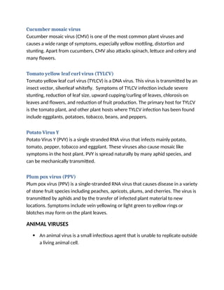 Viruses (History, structure and composition, classification ...