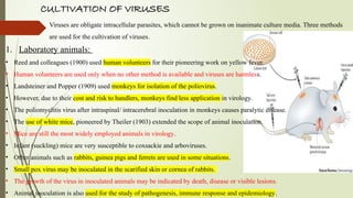 Viruses- classification, multiplication and cultivation.pptx