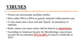 Viruses and Cancer: Introduction to Oncoviruses | PPTX